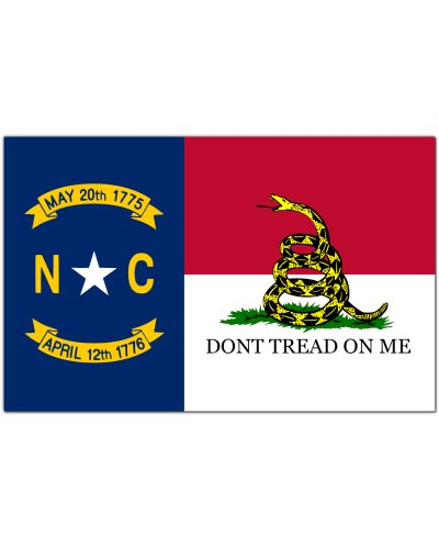 North Carolina Dont Tread On Me premium bumper sticker